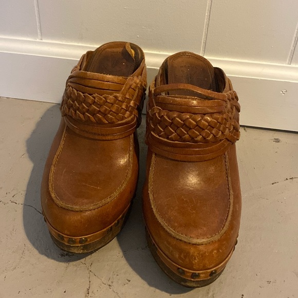 Frye | Shoes | Vintage Frye Heeled Clogs | Poshmark